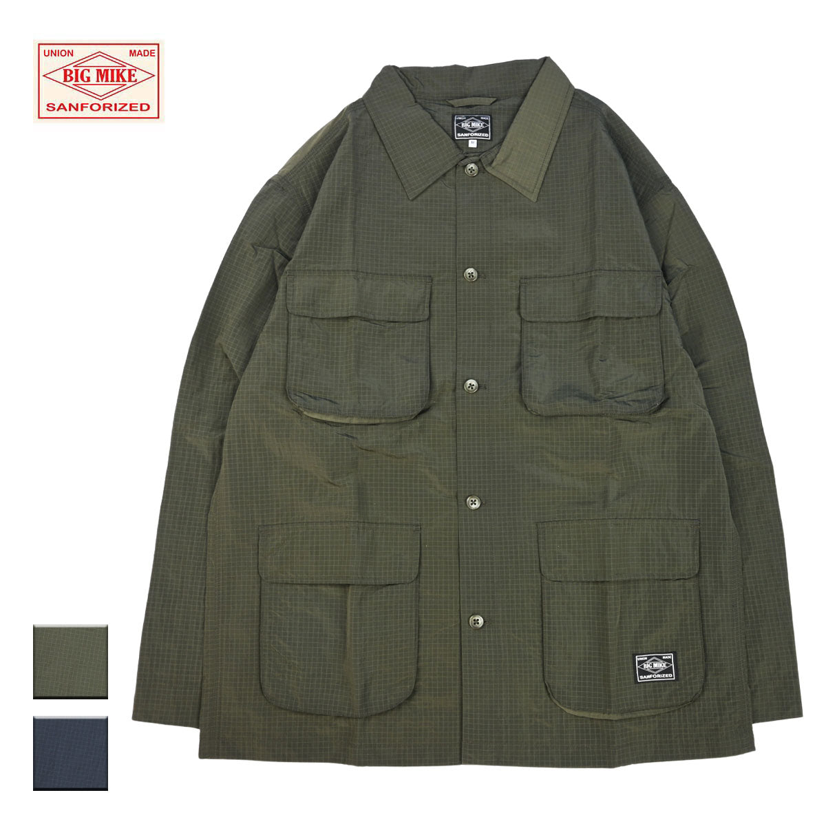BIG MIKE ビッグマイク Nylon Rip Fatigue Jacket – Blueism